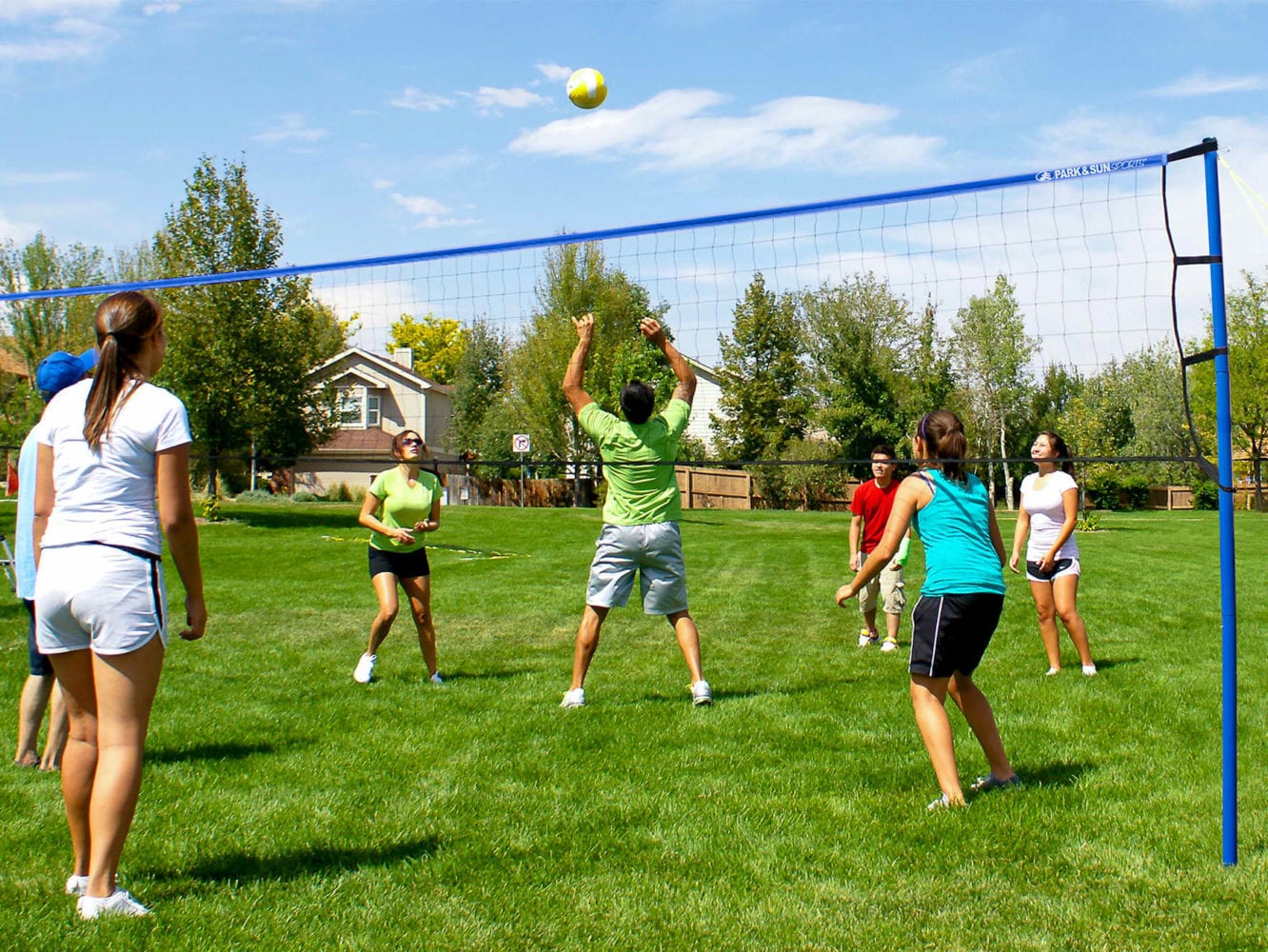 Park & Sun Spiker Sport Steel Volleyball Set Review - We Love Volleyball
