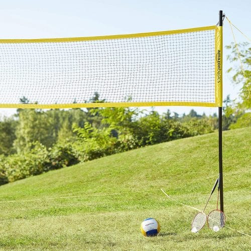 AMAZONBASICS OUTDOOR VOLLEYBALL AND BADMINTON COMBO SET REVIEW - We ...